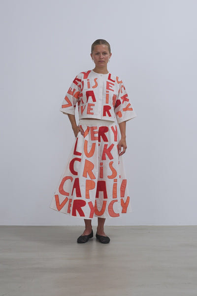 Cruise Skirt - Mixed Red